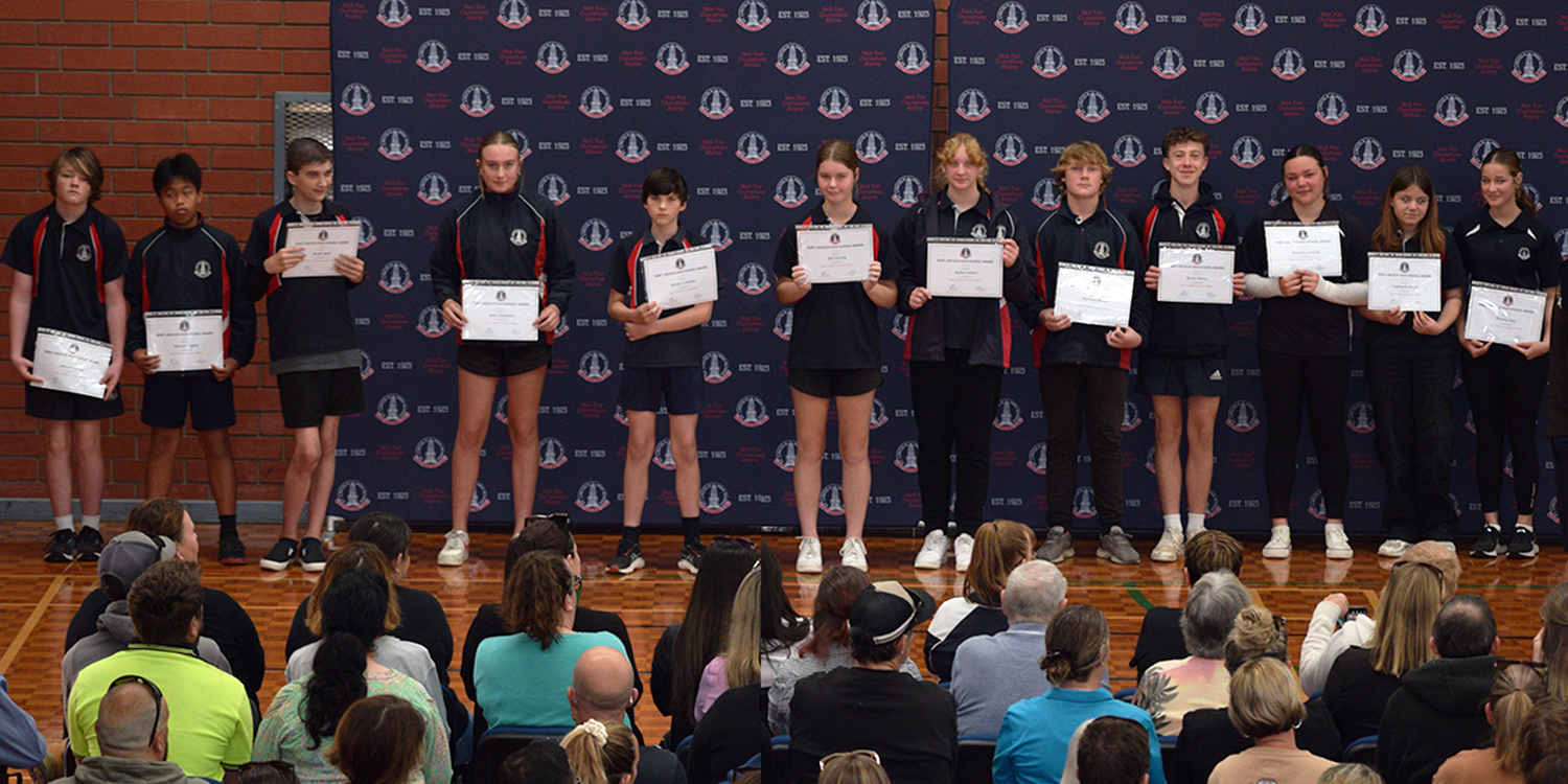 Success Recognised at Term 4 Awards Assembly - Port Lincoln High School