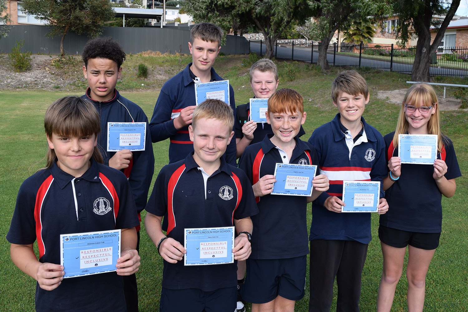 Respectful Year 7's Acknowledged During Dharna - Port Lincoln High School