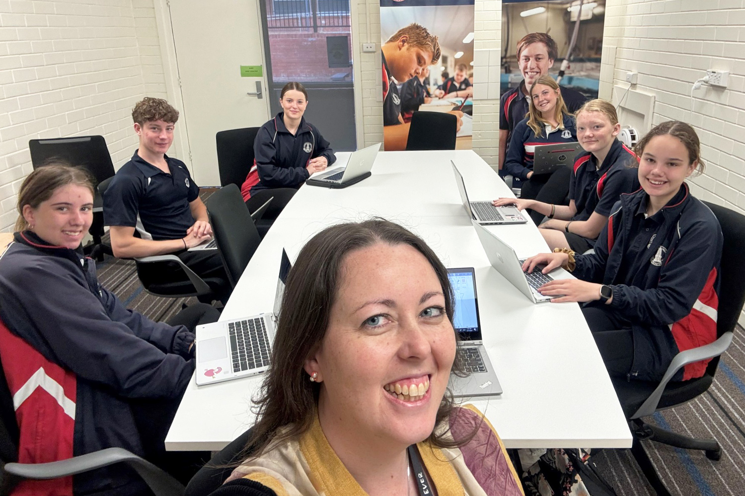 Bu Blake Visits Senior Indonesian Students - Port Lincoln High School