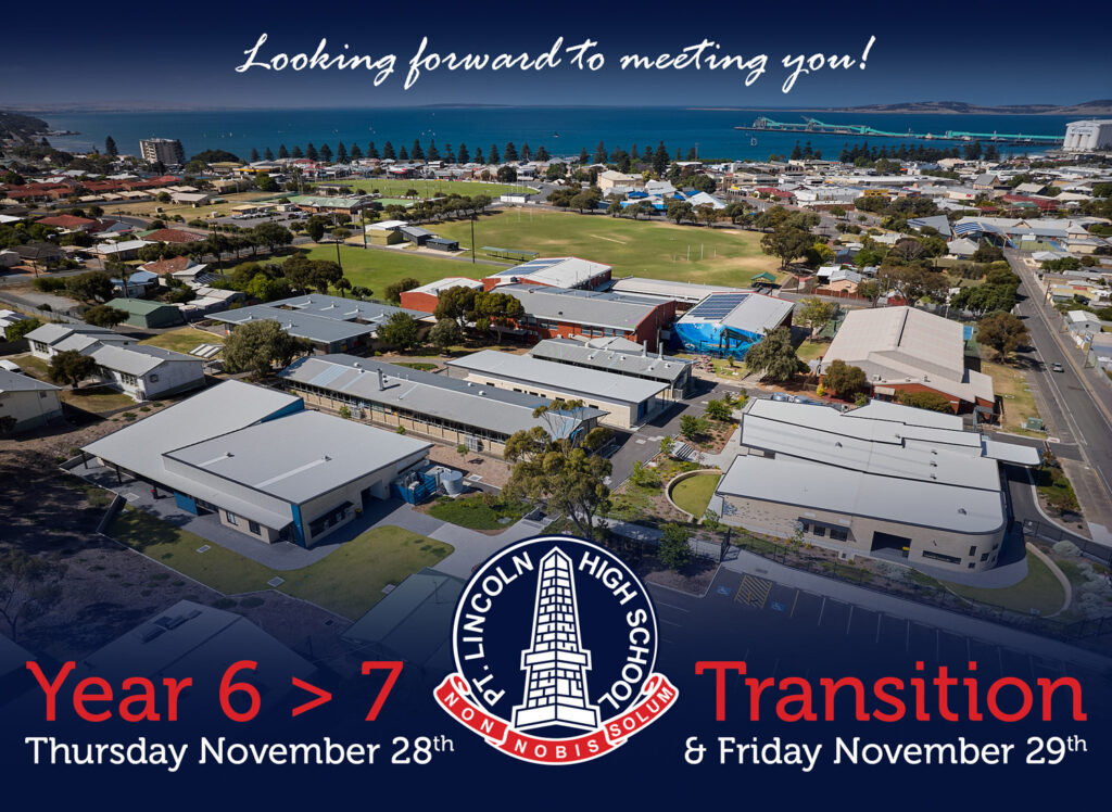 Year 6 Transition Program Begins Tomorrow - Port Lincoln High School