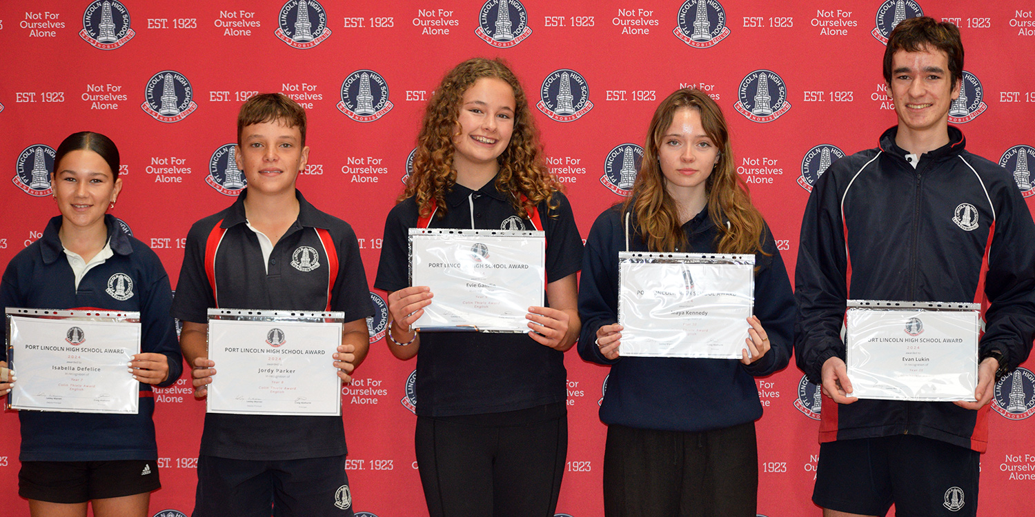 Final Awards Assembly for 2024 School Year - Port Lincoln High School