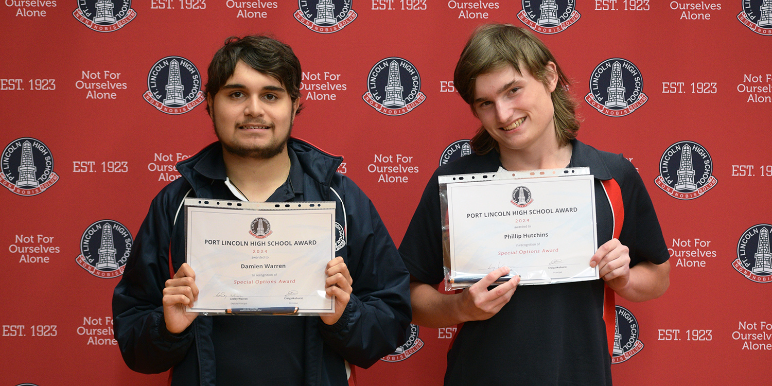 Final Awards Assembly for 2024 School Year - Port Lincoln High School