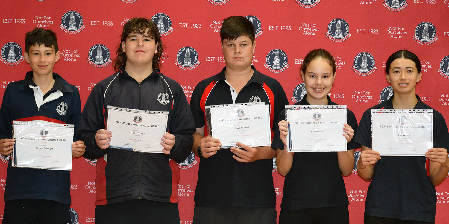 Final Awards Assembly for 2024 School Year - Port Lincoln High School