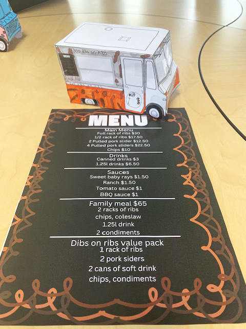 Year 7's Create Food Truck Businesses - Port Lincoln High School
