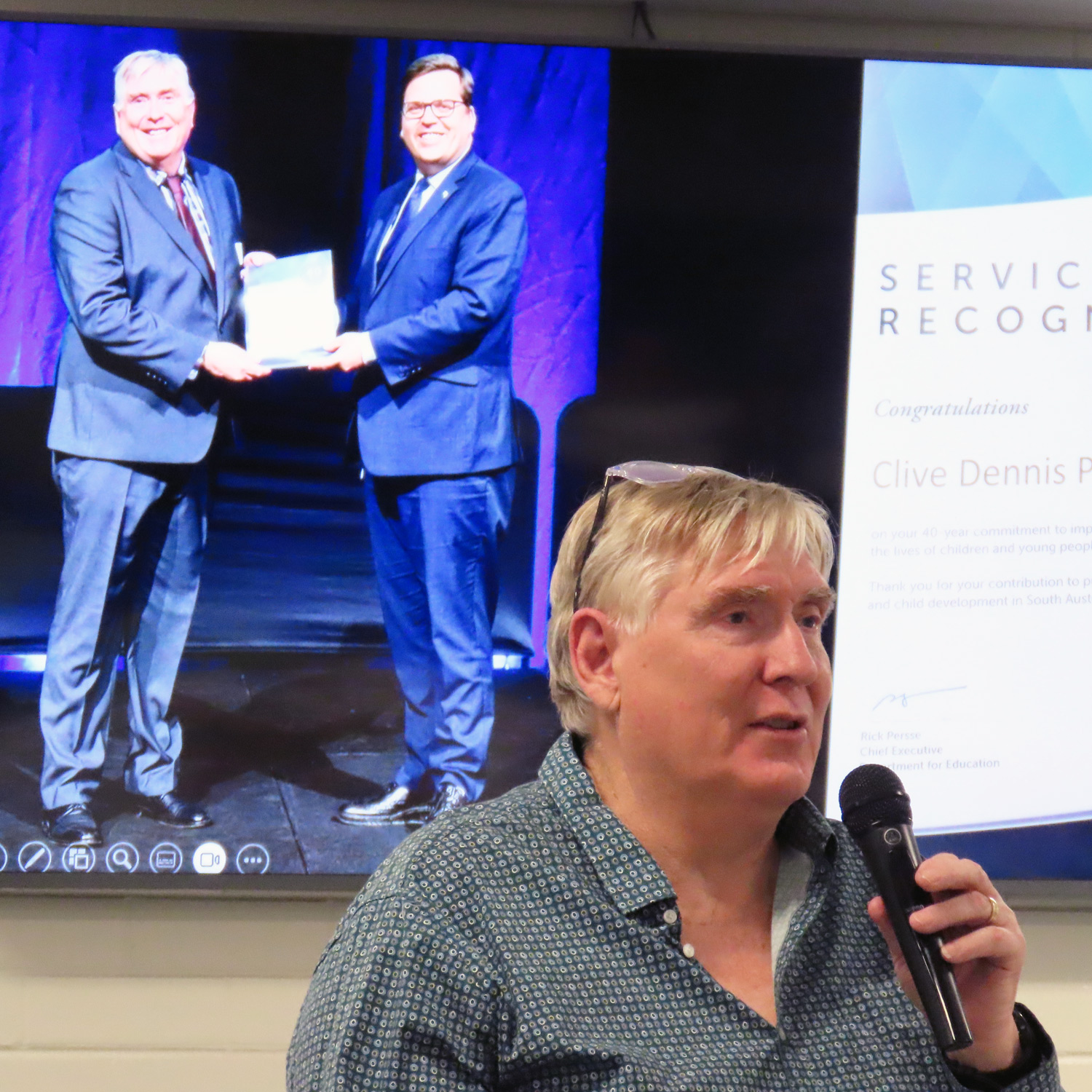 Clive Retires After 45 Years in Public Education - Port Lincoln High School