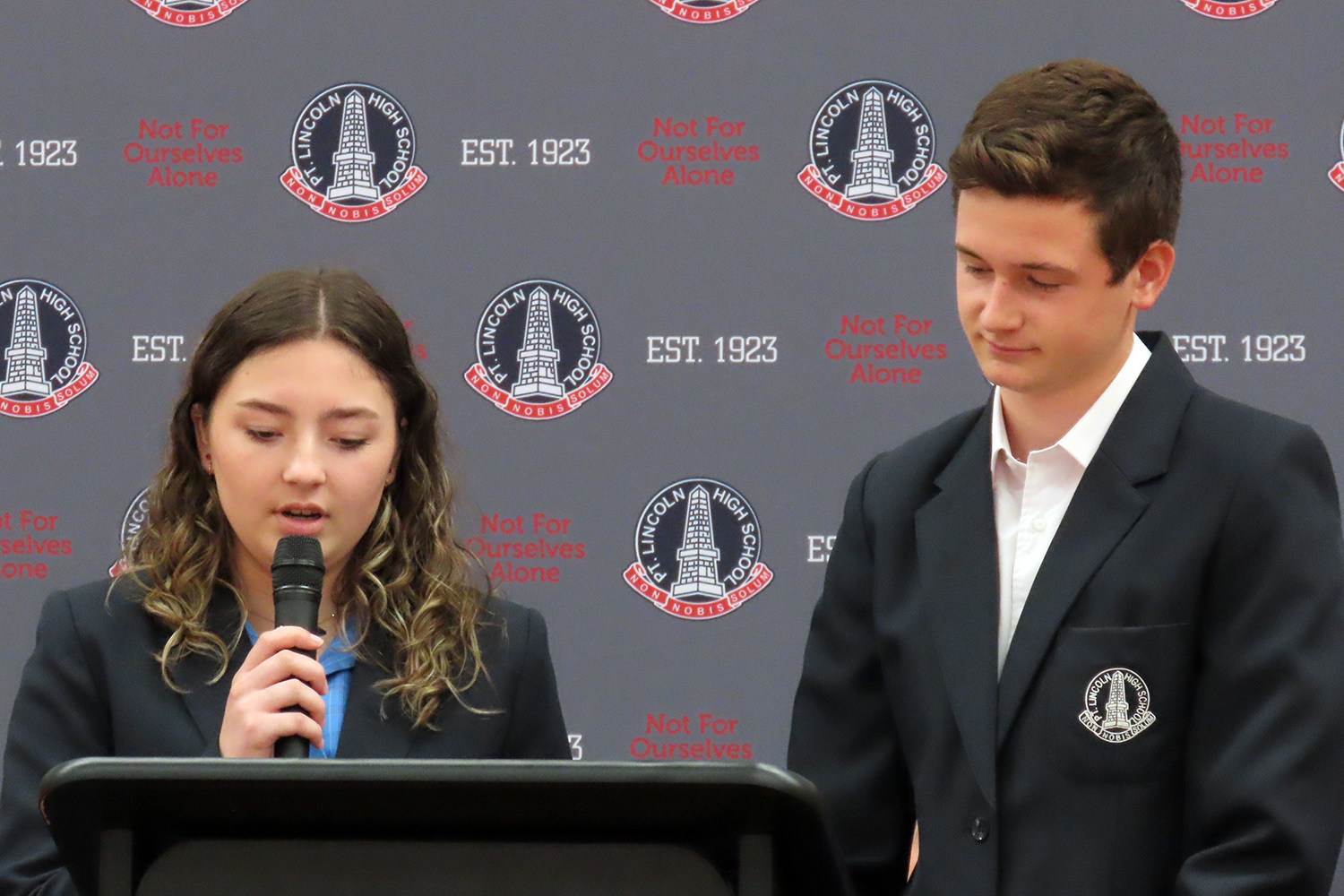 House Captains Inducted at Whole School Assembly - Port Lincoln High School