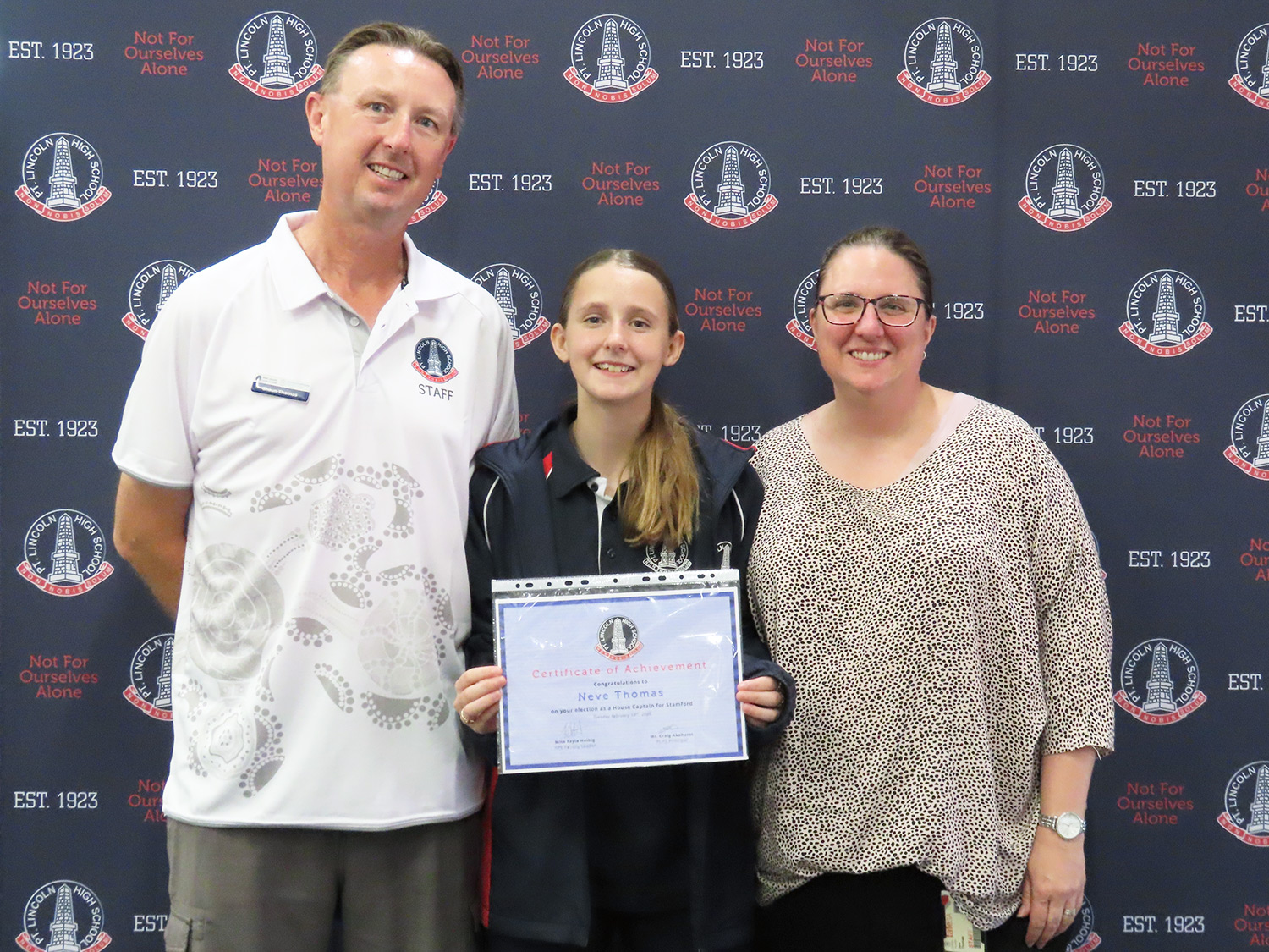 House Captains Inducted at Whole School Assembly - Port Lincoln High School