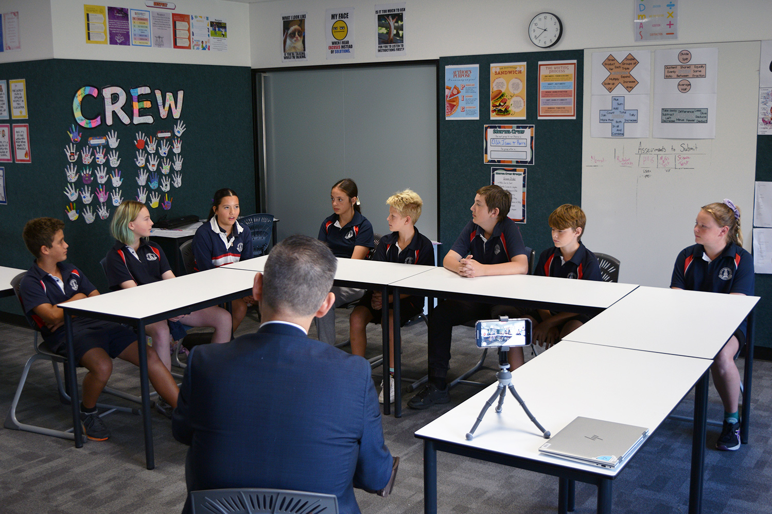 PLHS Shares “CREW” Insights with Mr. Jason Loke - Port Lincoln High School