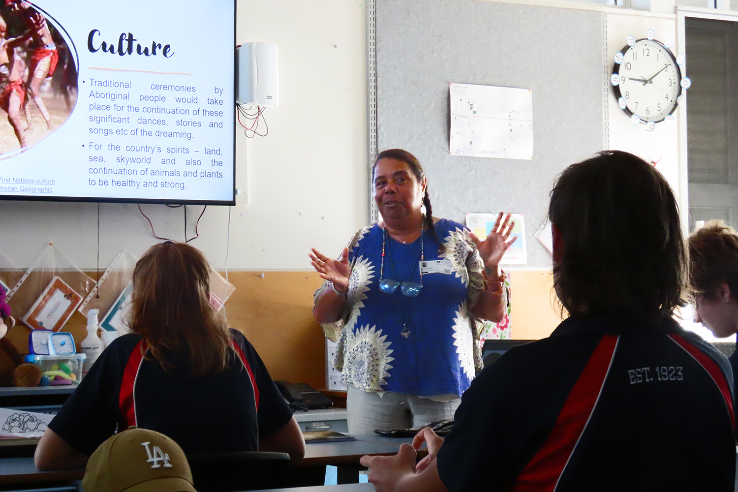 Susie Delivers “Songlines” Workshops - Port Lincoln High School