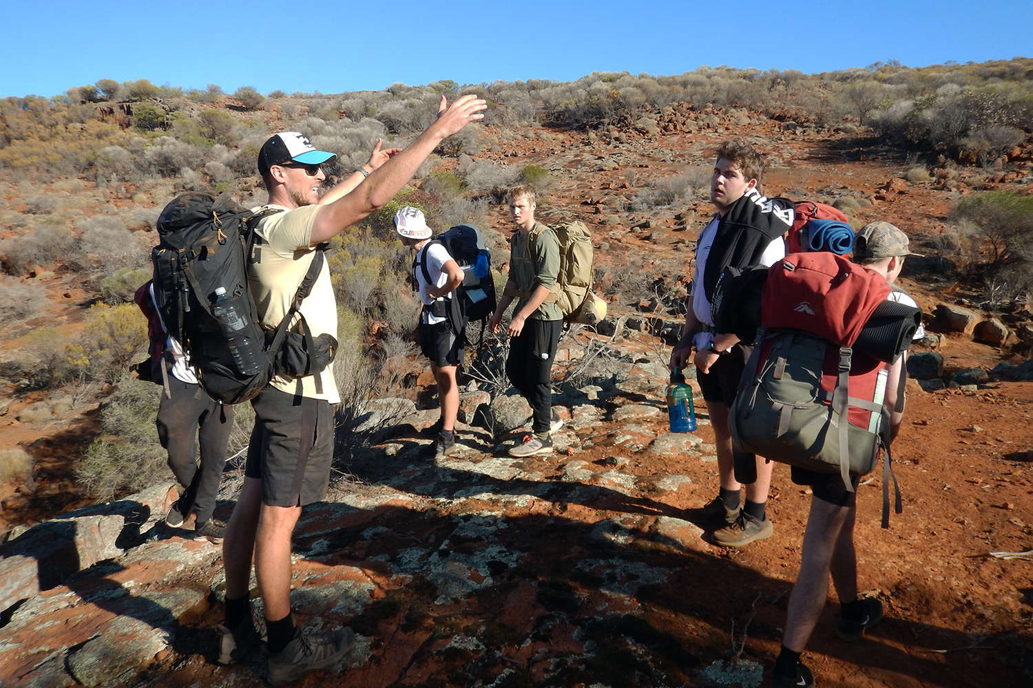 32km Gawler Ranges Hike for Outdoor Ed Class - Port Lincoln High School