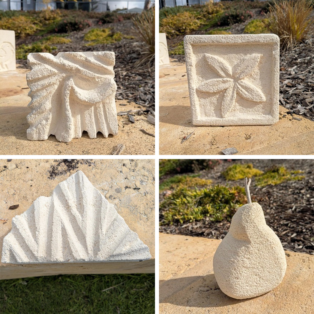 Limestone Sculpture Workshops for Art Students - Port Lincoln High School