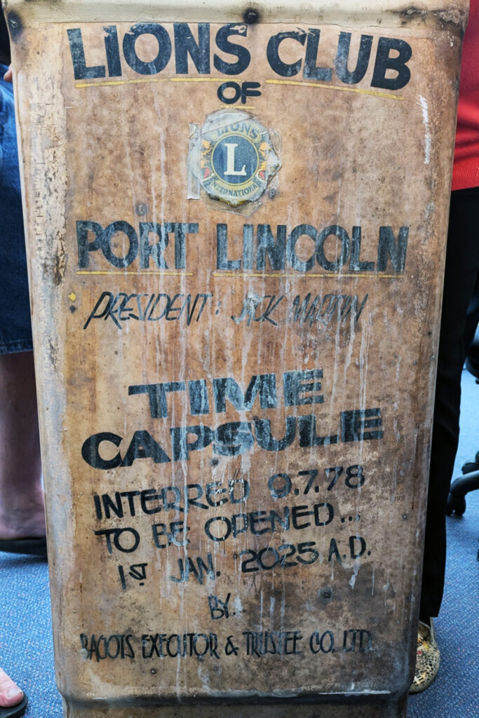 Time Capsule Letters Available at Old Scholars' Launch - Port Lincoln ...