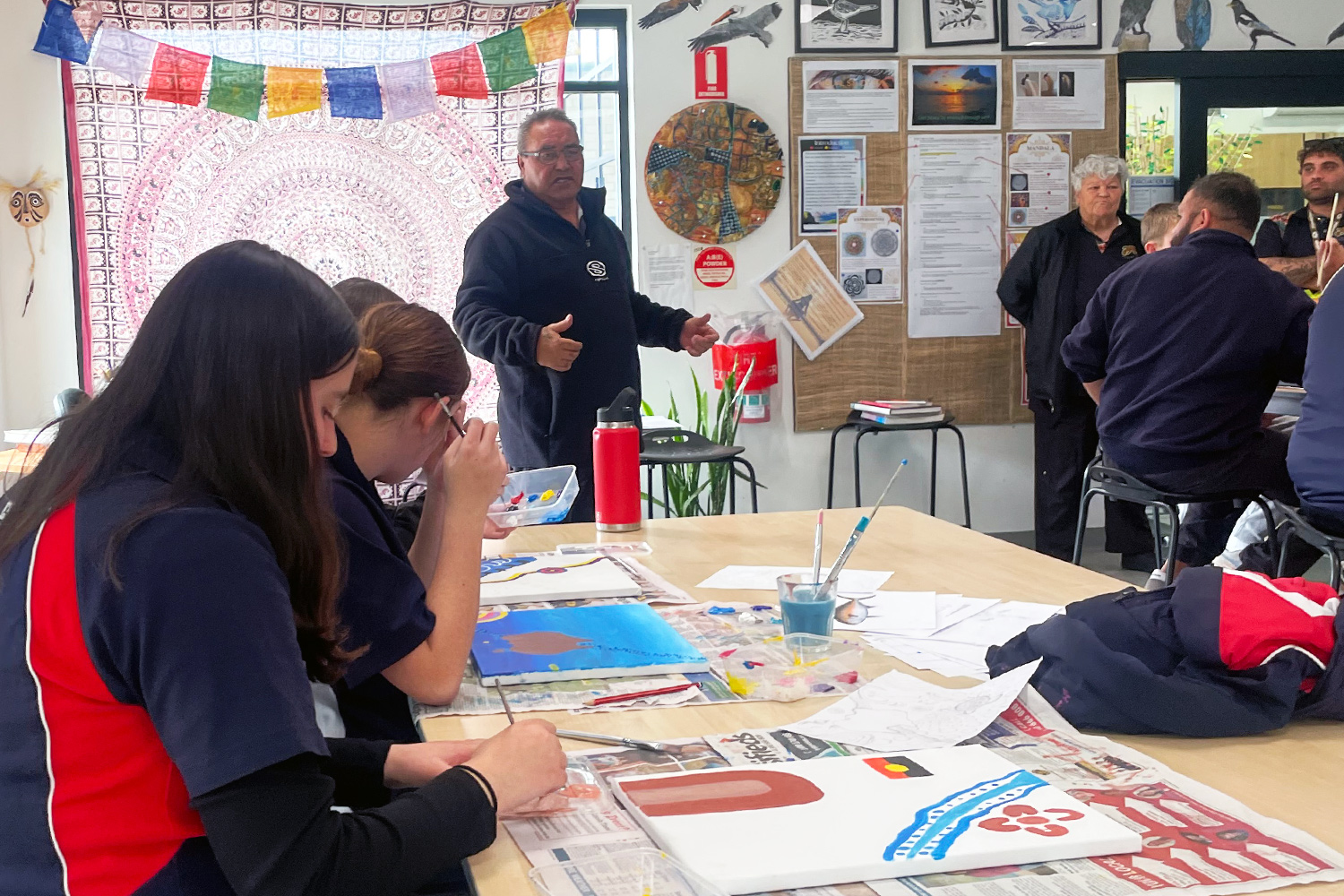 SAASTA Students Connect with PLAHS/Elders - Port Lincoln High School